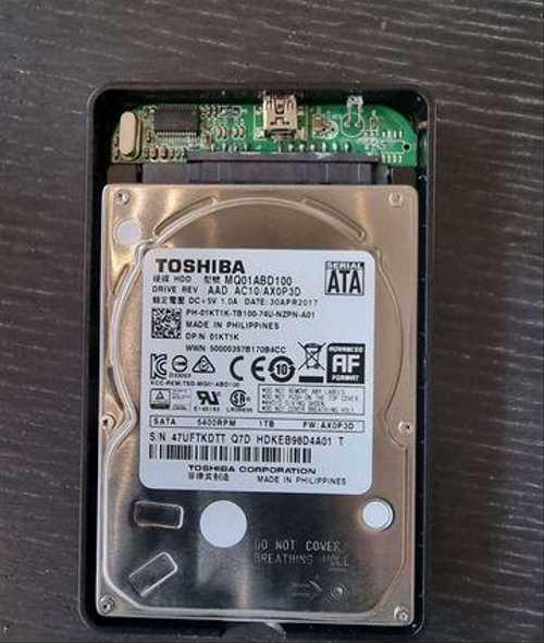 Внешний жесткий диск 1 тб toshiba