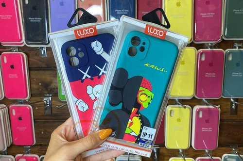 Чехлы iPhone 11 Luxo (Kaws)