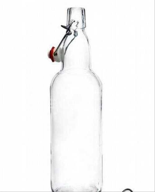 Бутылка пивная 0,5 л, прозрачная, бугельная пробка