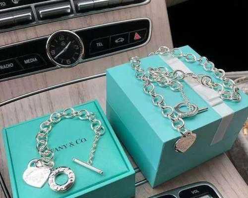 Комплект браслет колье Tiffany s co