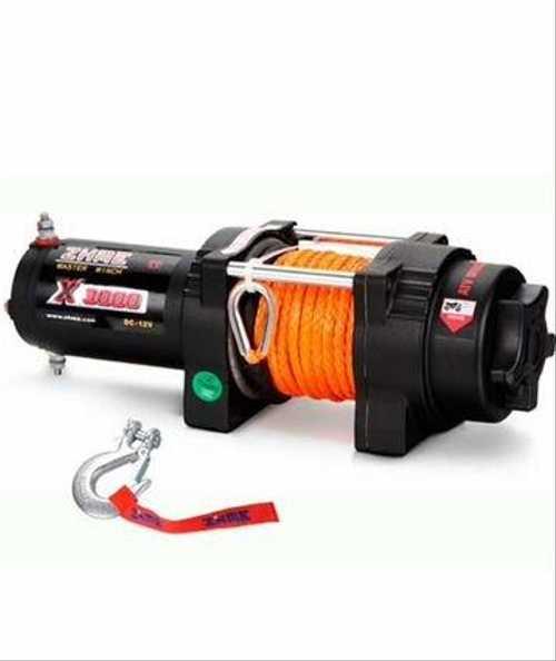 Лебедка с синтетическим тросом master winch Х3000S