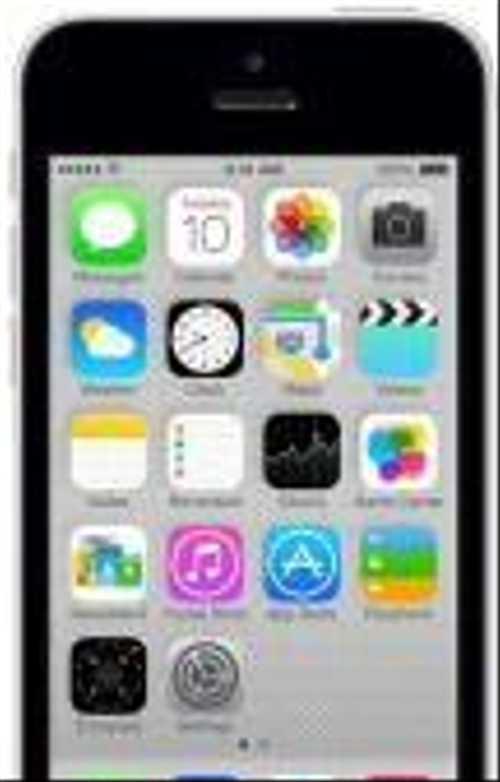 iPhone 5C 16Gb бу белый + коробка + зу ориг