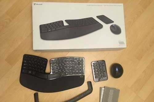 Клавиатура и мышь Microsoft Sculpt Ergonomic