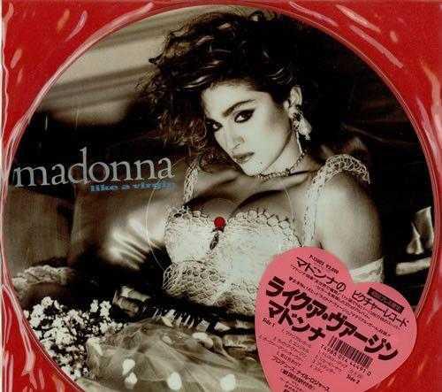 Madonna "Like A Virgin" Picture disk Japan