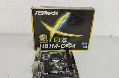 Материнская плата AsRock H81M-DG4, s1150 miTX