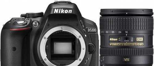 Nikon D5300 kit 16-85mm VR новый в упаковке