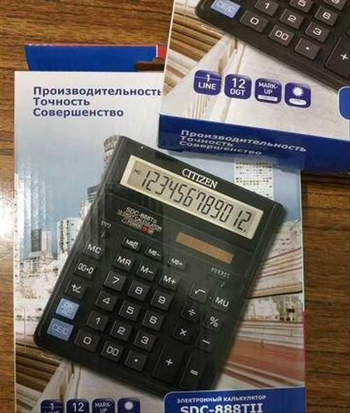 Калькулятор Бухгалтера Большой Citizen SDC-888TII