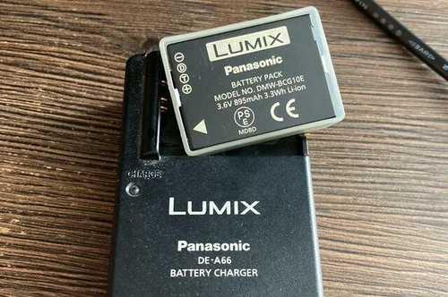 Зарядное устройство и батарея для Panasonic Lumix