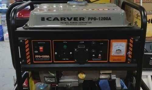 Бензогенератор carver, 0,9/1,05кВт, двигатель 4-х