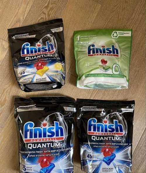 Таблетки для мытья посуды Finish Quantum
