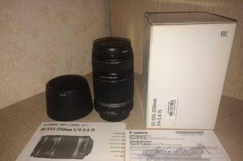Объектив Canon EF-S 55-250mm f/4-5.6 IS