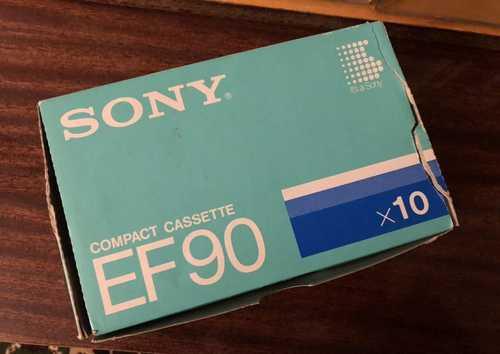 Аудиокассета sony Ef 90 9шт