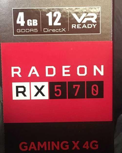 Видеокарта radeon rx 570 4gb
