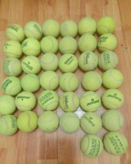 Мячи теннисные б/у