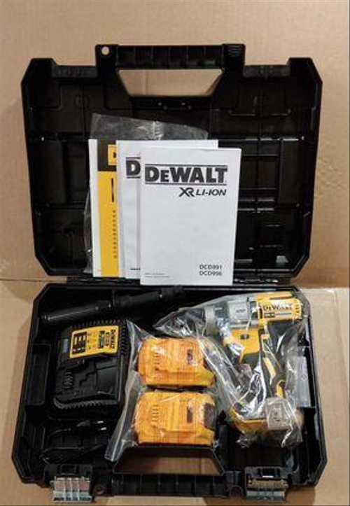 Шуруповерт дрель dewalt DCD991p2