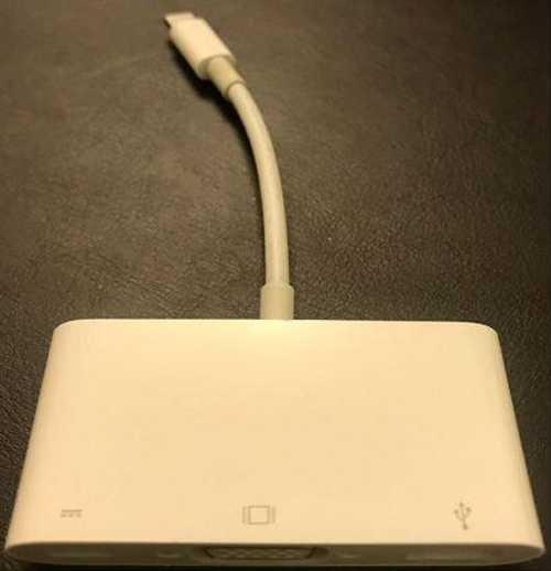 Многопортовый адаптер Apple USB-C/VGA/USB