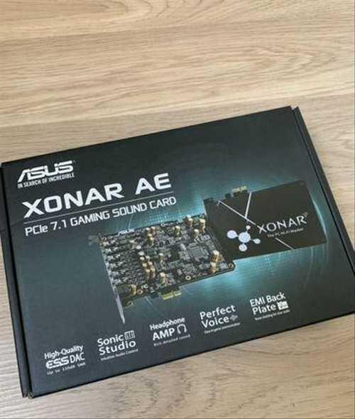 Внутренняя звуковая карта asus xonar ae