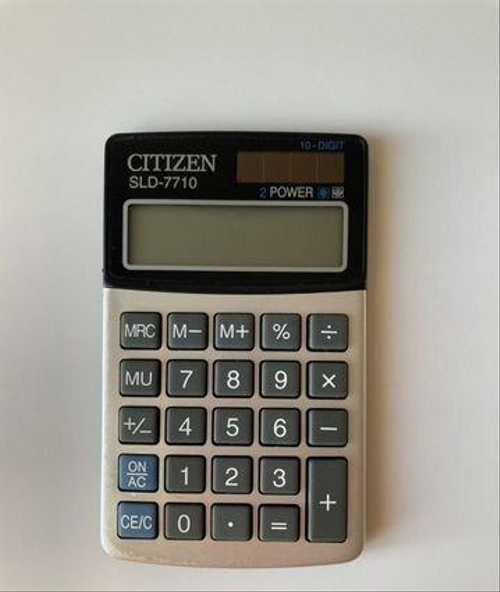 Калькулятор Citizen SLD-7710
