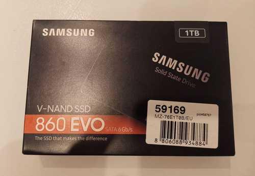 Samsung SSD 860 EVO 1Tb 2.5" SATA III (MZ-76E1T0)