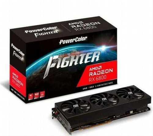 Видеокарта amd radeon rx 6800 powercolor fighter