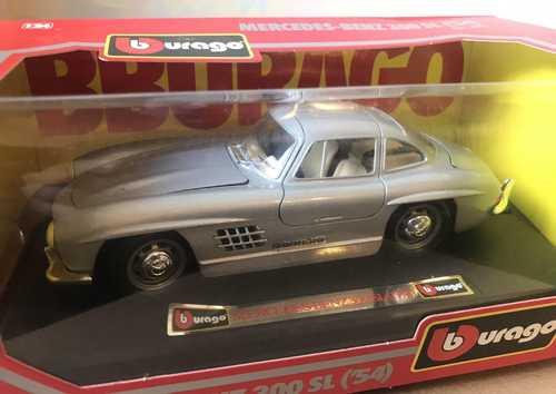 Модель Mercedes Benz 300 sl 1954 Burago 1:24