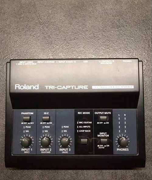 Roland tri-capture usb интерфейс