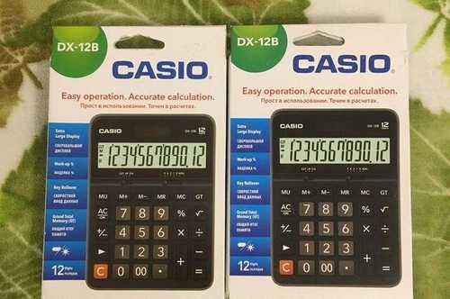 Калькулятор Casio DX-12B; Новый