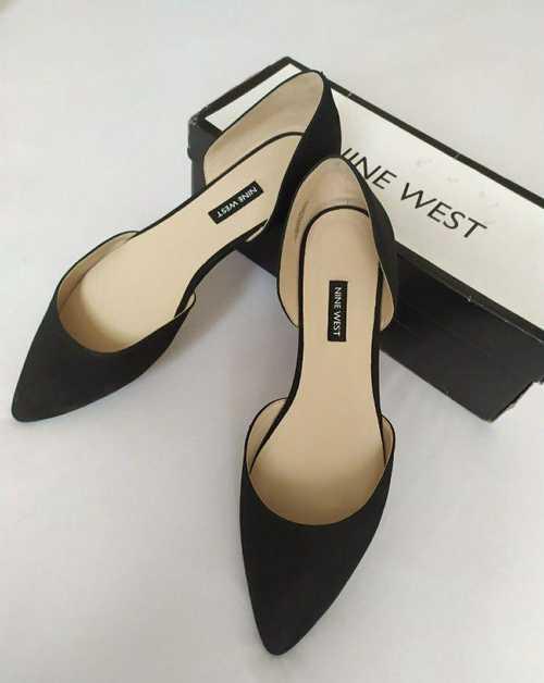 Балетки Nine West D'orsay кожа 41 раз новые