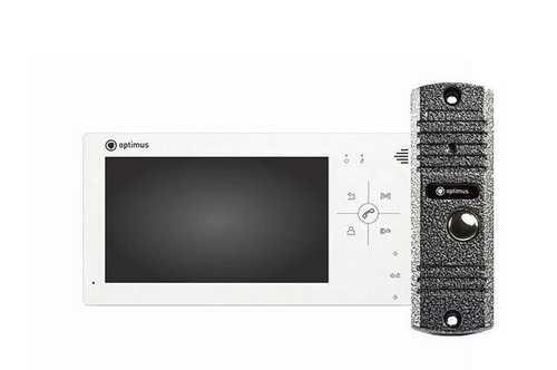 Комплект видеодомофона Optimus VM-7.0 (w) + DS-700
