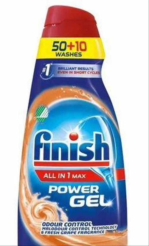 Finish All in One Гель для мытья посуды Max Power