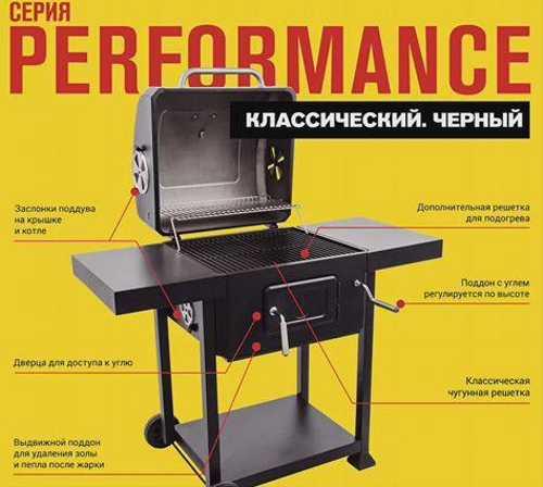 Угольный гриль Char-Broil Performance 580