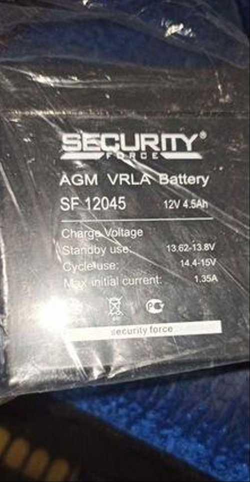 Аккумулятор Security Force SF 12045 (12V / 4.5Ah)