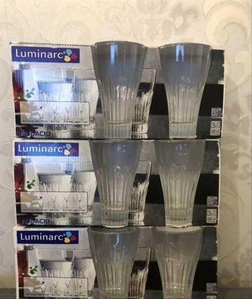 Новые стаканы Luminarc 9 шт