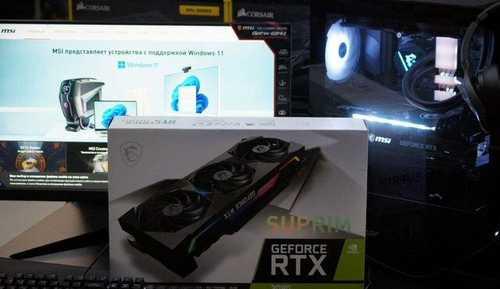 Видеокарта RTX 3090 suprim 24G