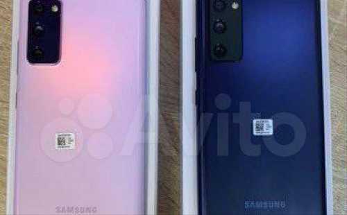 Samsung galaxy s20fe лавандовый и темно синий demo