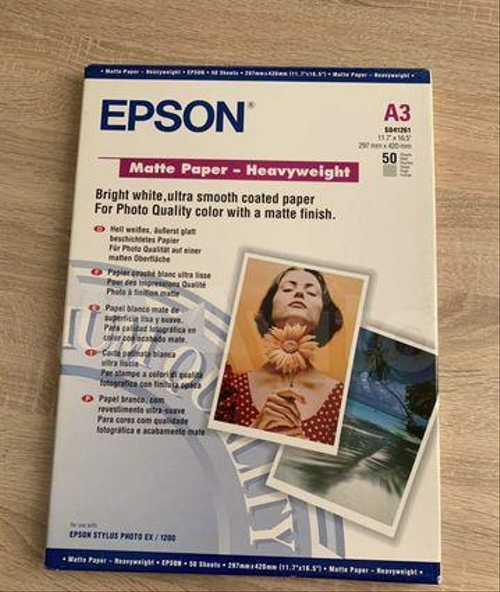 Фотобумага Epson matte
