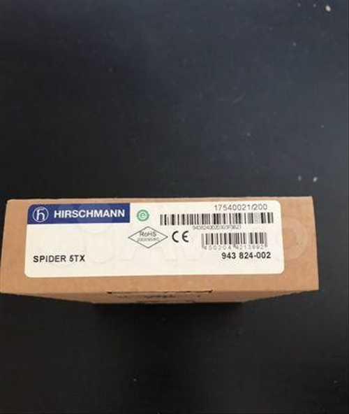 Коммутатор spider 5 tx hirschmann