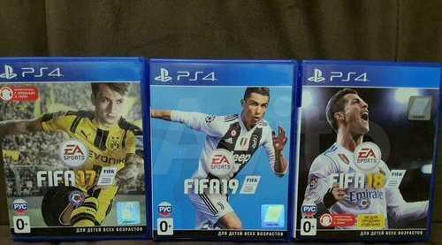 Fifa 17, 18, 19 ps4