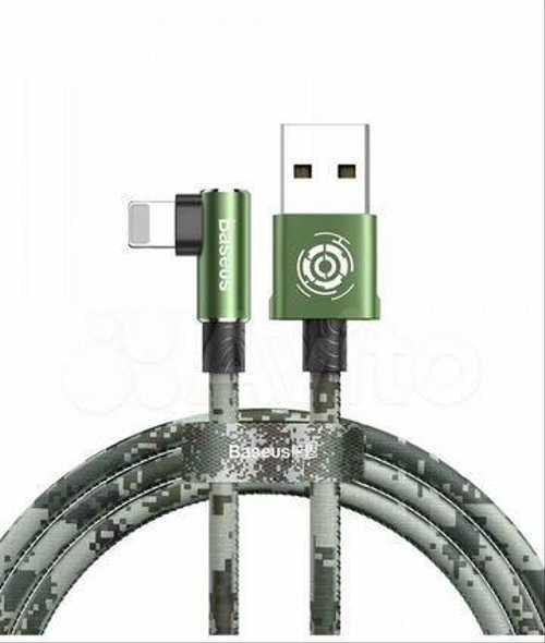 Кабель USB-iP Baseus Camouflage Green 1m 2.4A