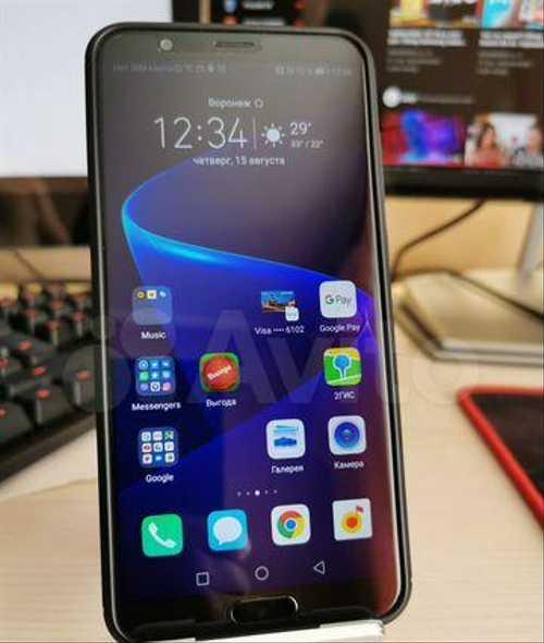 Honor View10 6/128 черный
