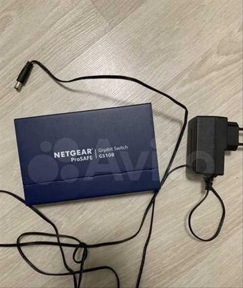 Коммутатор netgear GS108GE