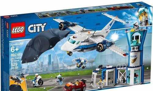 Конструктор lego city Police Воздушная полиция: авиабаза 60210-L