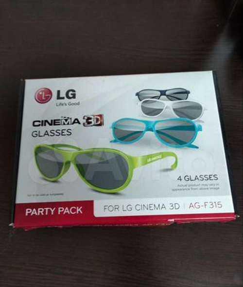 3d очки LG 5 шт