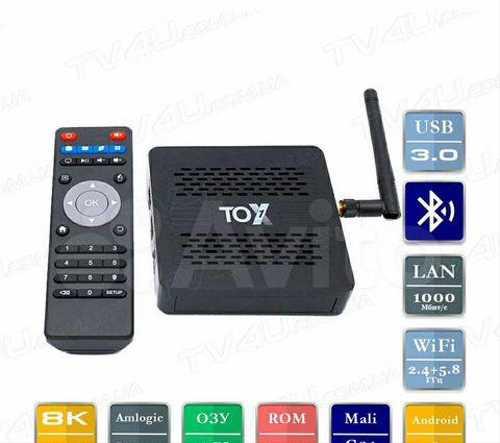 TOX 1 Tv BOX 4GB-32GB BT 4.2 андройд 9