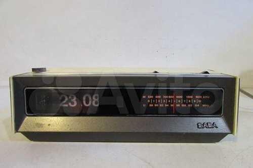 Saba Clock G Радиоприемник+Часы Germany 1970г