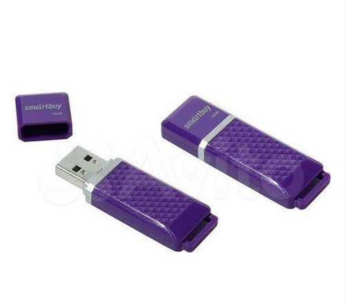 USB флэш карта 8 Gb USB 2.0 Smart Buy Quartz series Purple