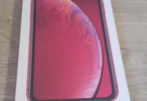 Коробка от iPhone xr красный 64