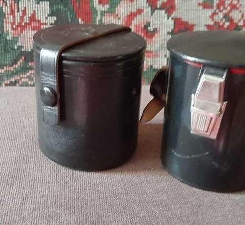 Кожаный чехол для фотообъектива СССР