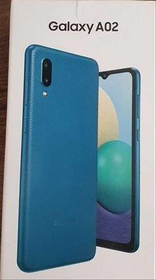 Смартфон Samsung Galaxy A02 32Gb, SM-A022, синий