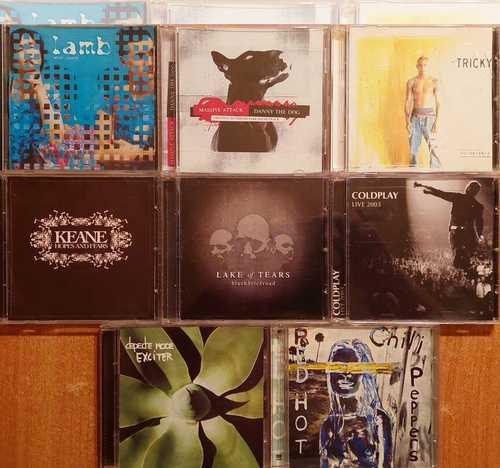 Муз.cd диск Massive Attack, Depeche Mode, Coldplay